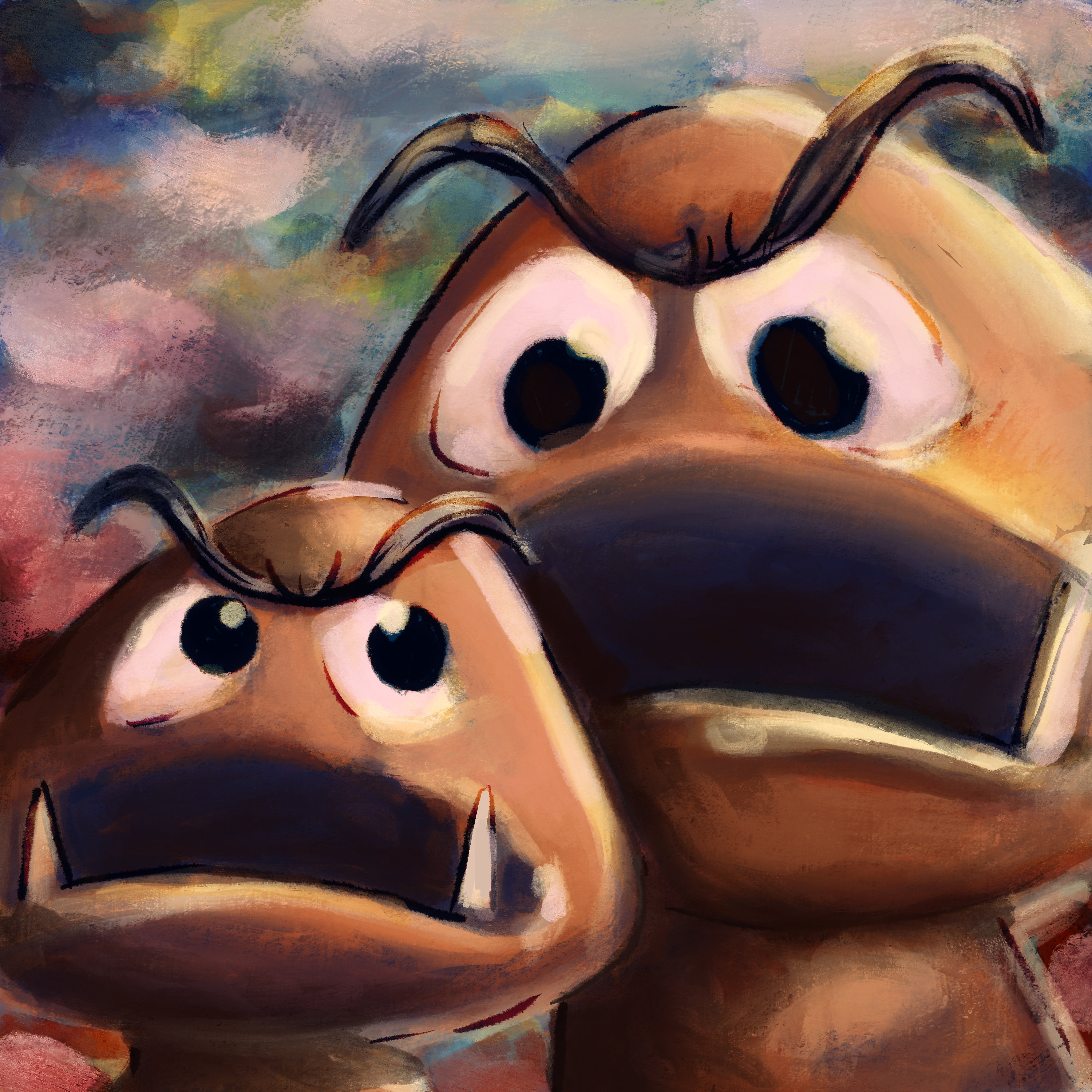 Super Mario 64 Sticker: Tiny-huge Island 3x3 - Etsy