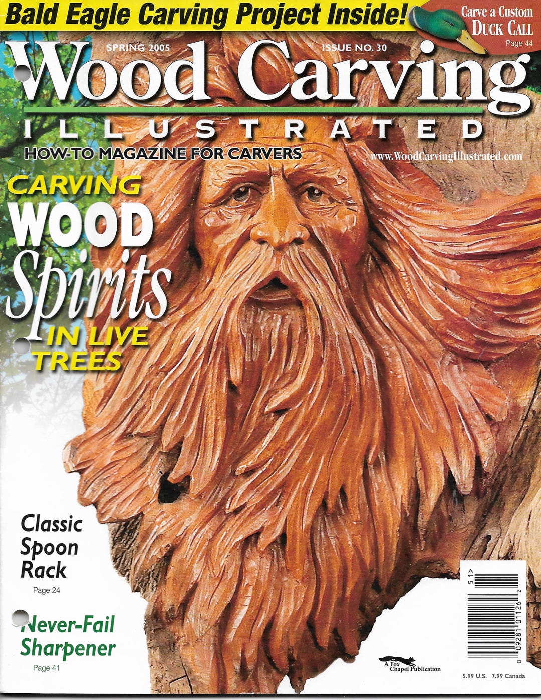 Wood Carving Illustrated Magazine Spring 2005 96 Pages - Etsy