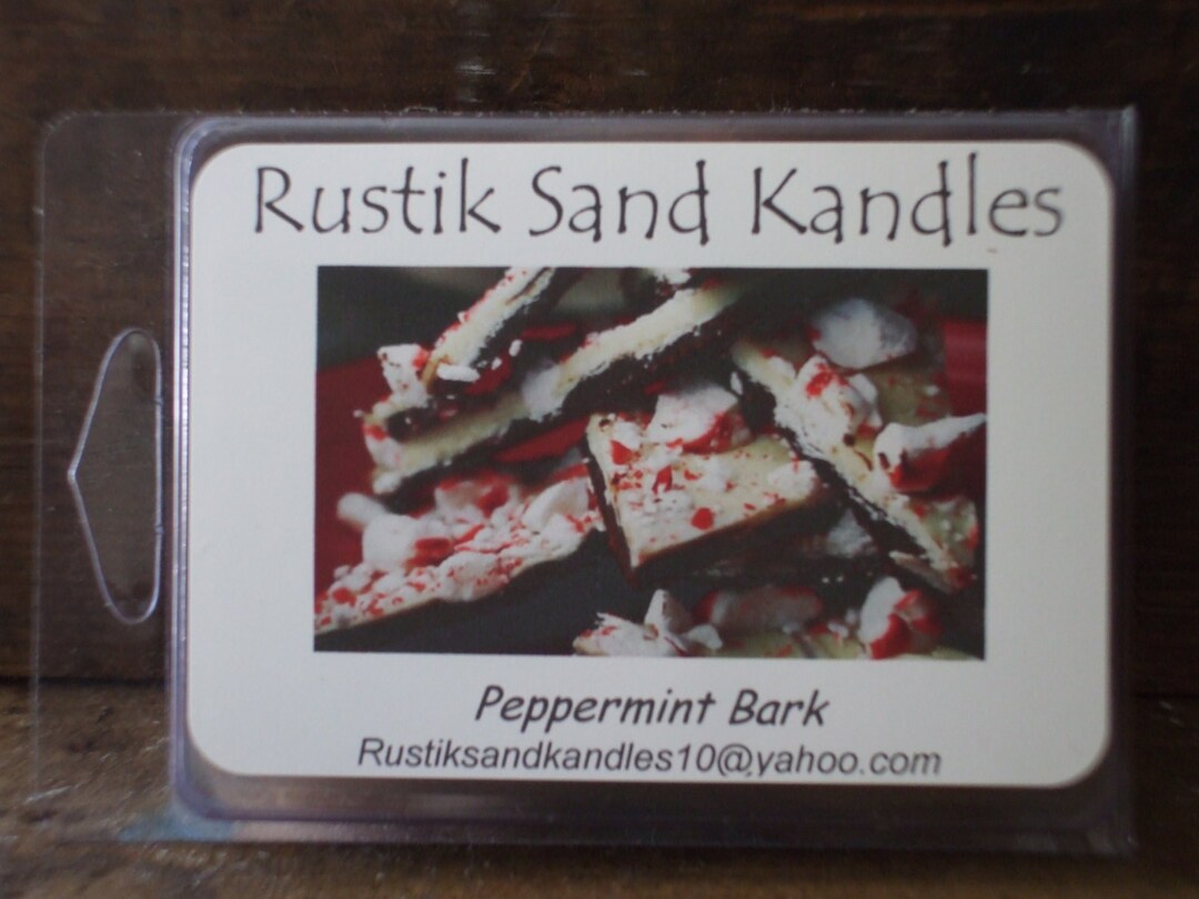 Peppermint Bark Clam Shell Break Away Tarts Melts 3oz Christmas - Etsy