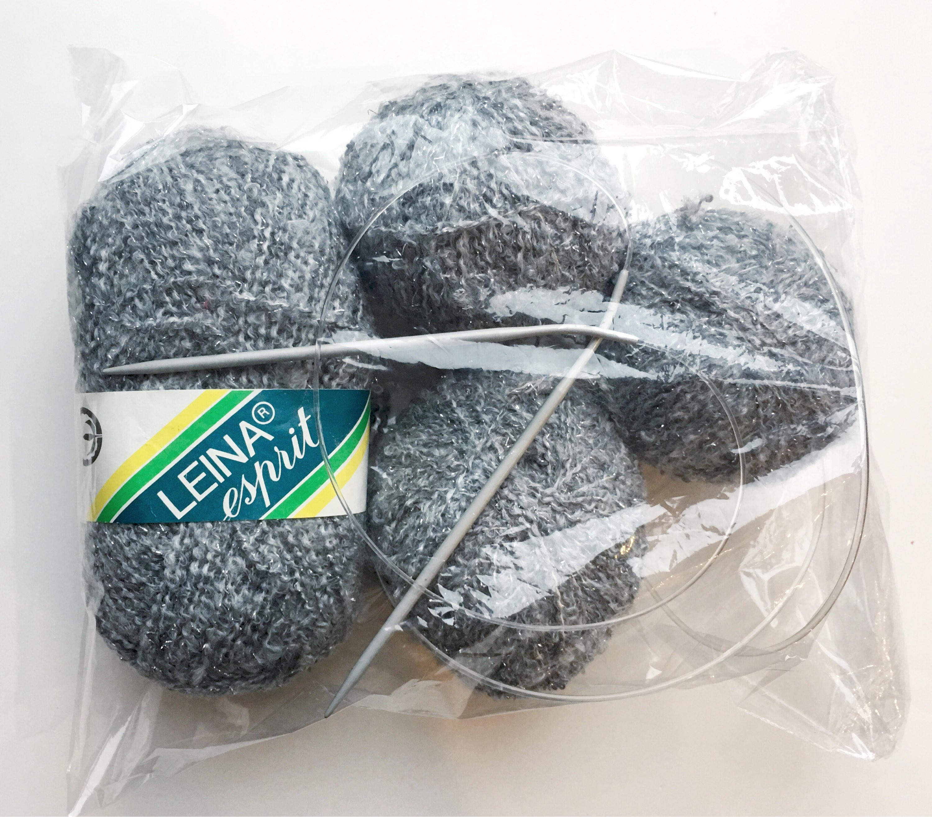 Knitting Set, Knitting Kit, Diy Kit, Yarn/2 Circular Knitting Needle ...