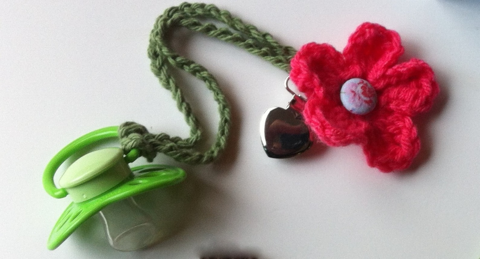 Crochet Pacifier Holder, Pacifier Holder, Baby Accessories, Baby ...