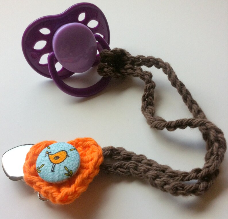 Crochet Pacifier Holder, Pacifier Holder, Baby Accessories, Baby ...