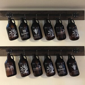 Growler Rack Display, Storage and Organization – Perfect Gift for Craft ...