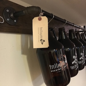 Growler Rack Display, Storage and Organization – Perfect Gift for Craft ...