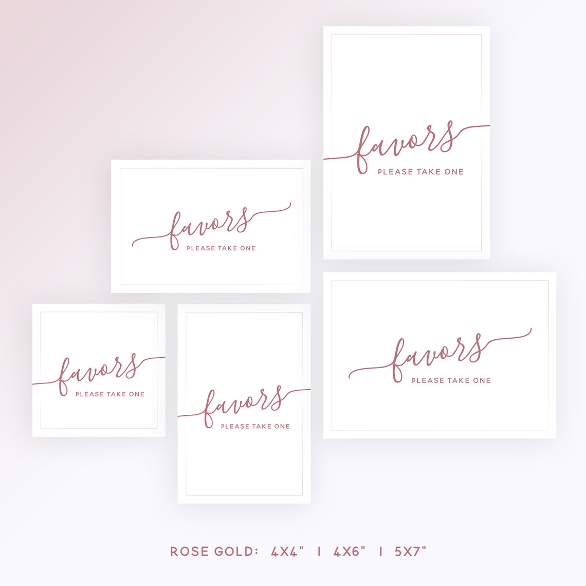 Favors, Please Take One Sign DIGITAL DOWNLOAD: Printable Wedding Sign ...