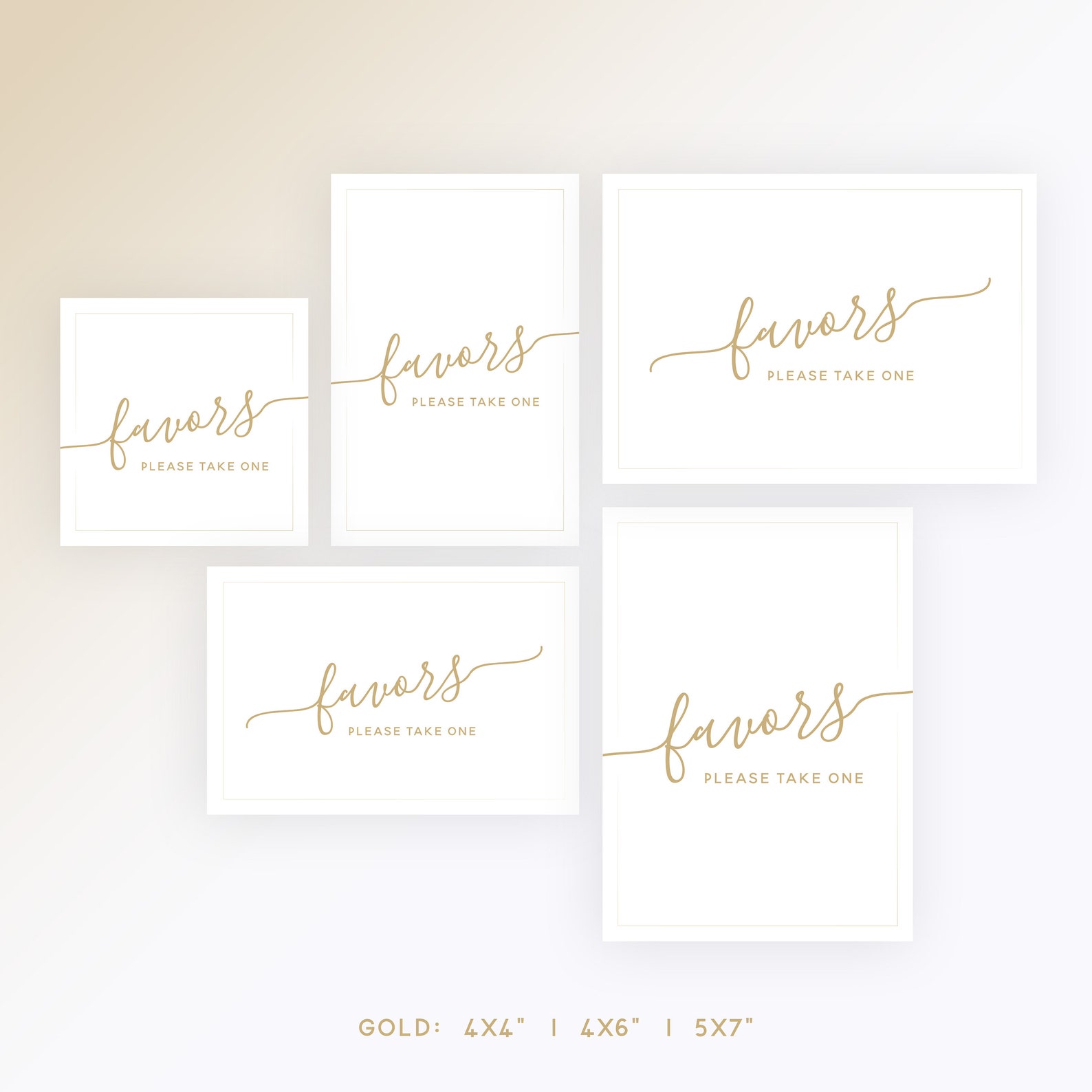 Favors, Please Take One Sign DIGITAL DOWNLOAD: Printable Wedding Sign ...