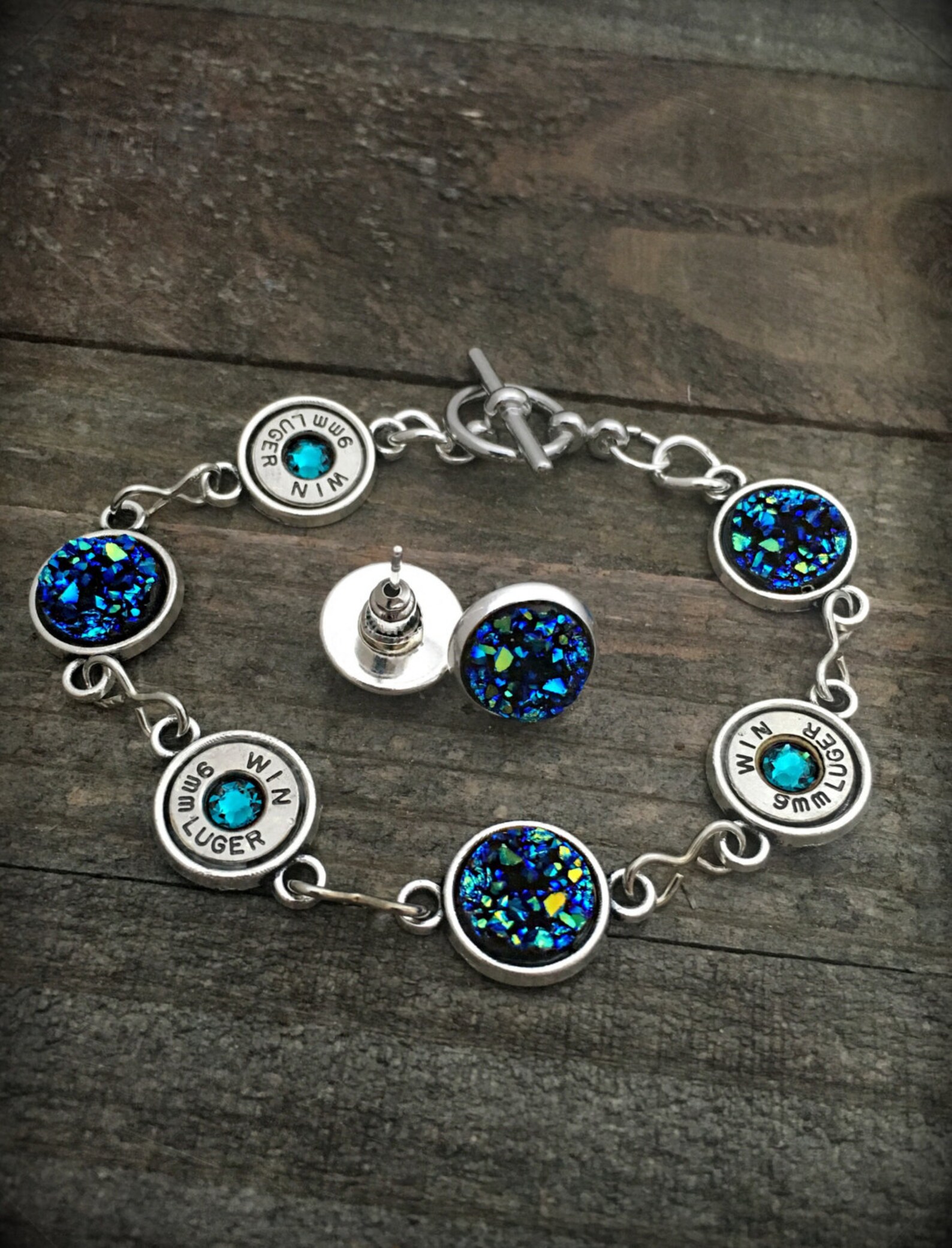 Druzy Bracelet Druzy Jewelry Druzy Stud Earrings and Druzy - Etsy