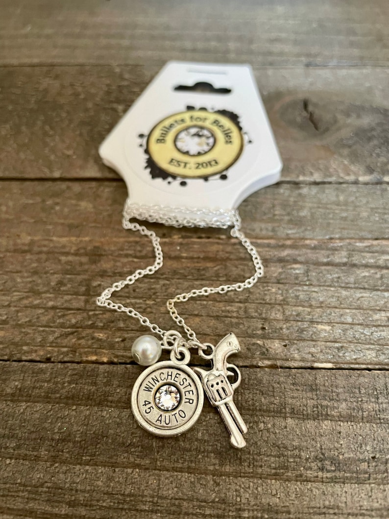 Bullet Necklace Bullet Jewelry Southern Charm Bullet - Etsy