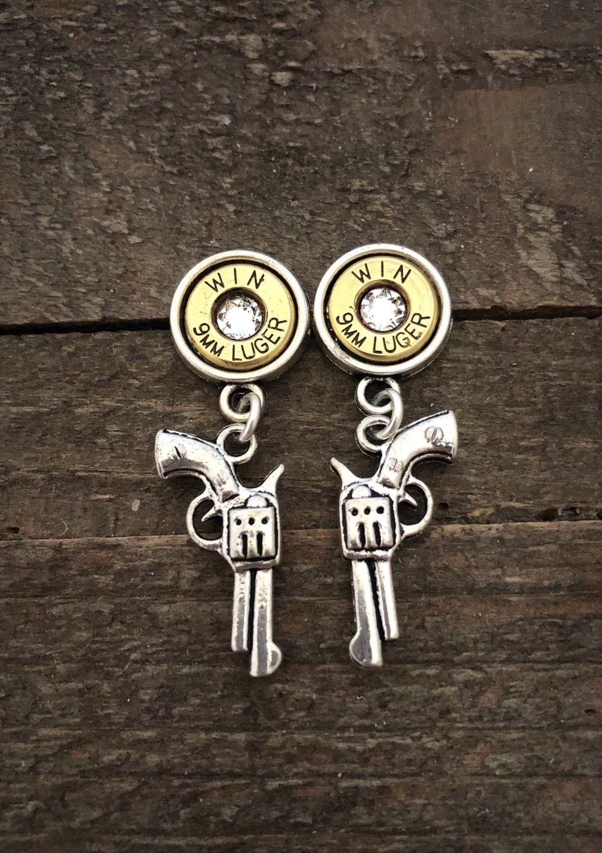 Bullet Dangle Earrings, Bullet Jewelry, Dangle Bullet Earrings ...