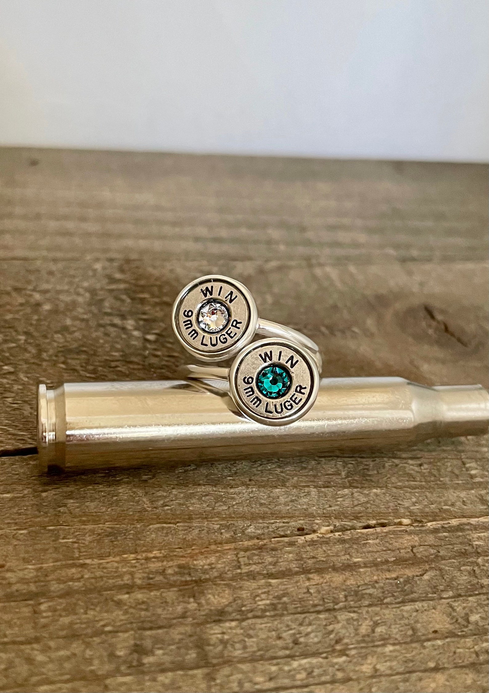 Bullet Ring Sterling Silver Ring Bullet Jewelry Sterling | Etsy