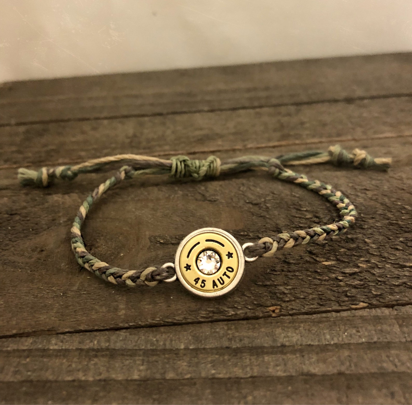 Camouflage Bullet Bracelet, Camo Jewelry, Camo Bracelets, Camoflauge ...