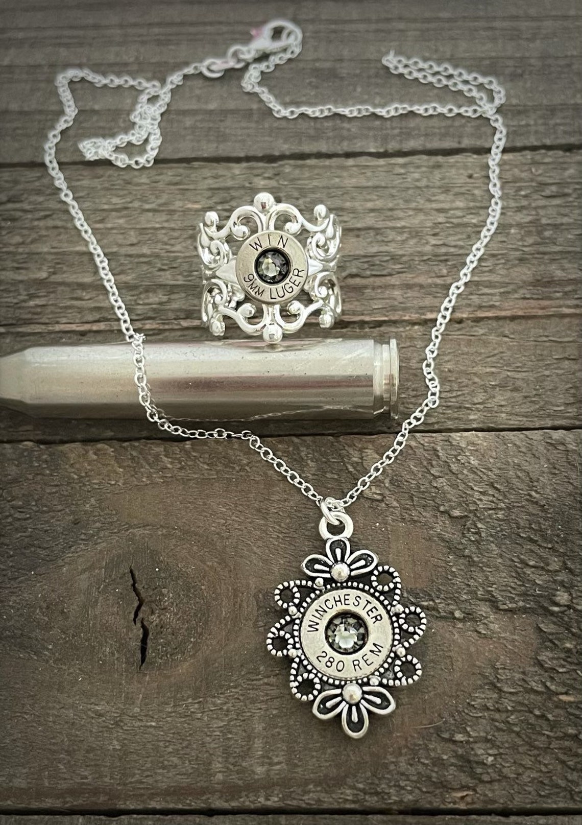 Bullet Ring Bullet Necklace Bullet Jewelry Vintage Belle - Etsy