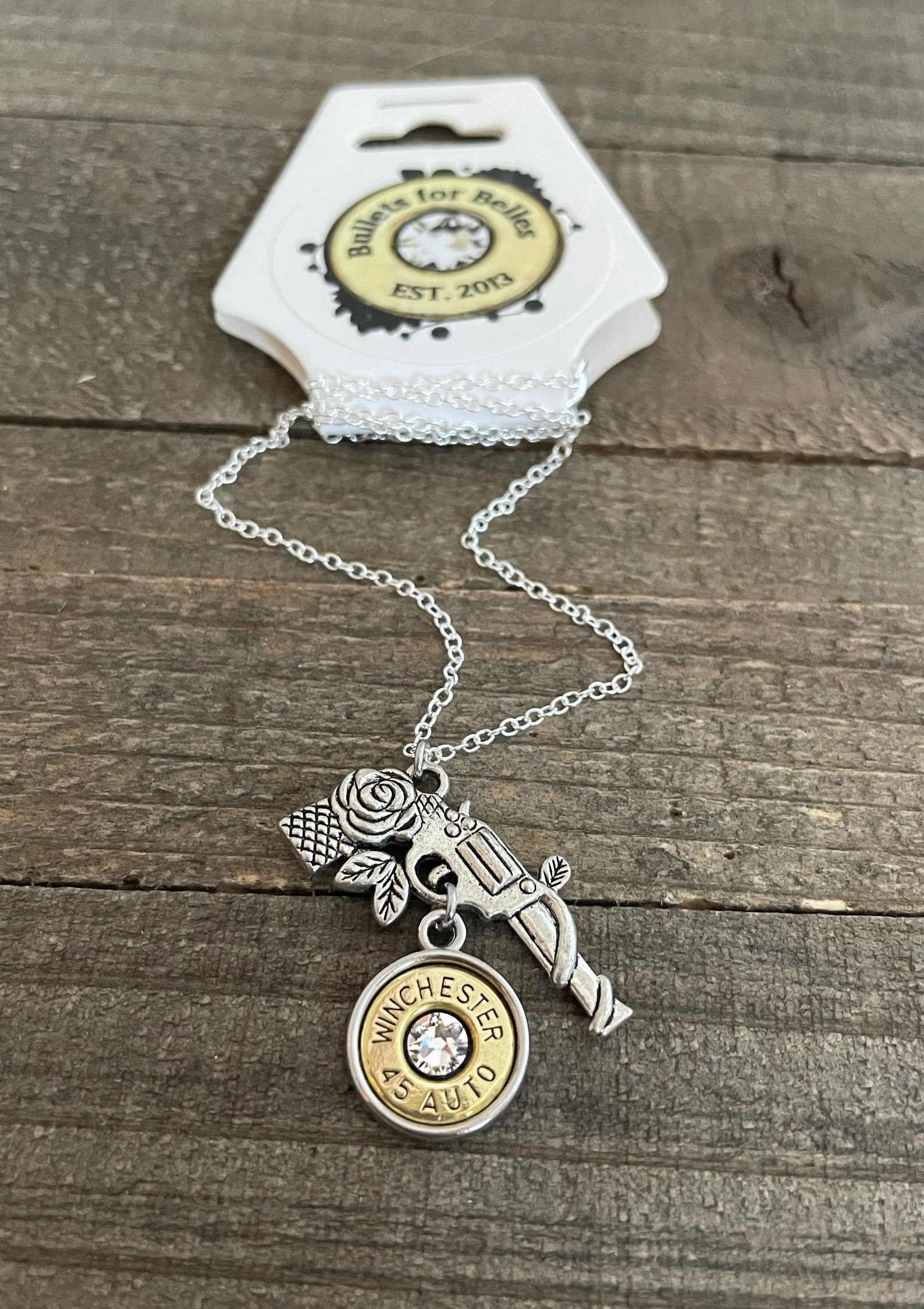 Bullet Necklace Bullet Jewelry Gun Pendant Gun Bullet | Etsy