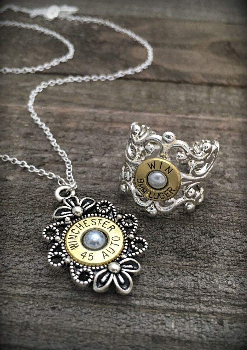 Bullet Ring Bullet Necklace Bullet Jewelry Vintage Belle - Etsy