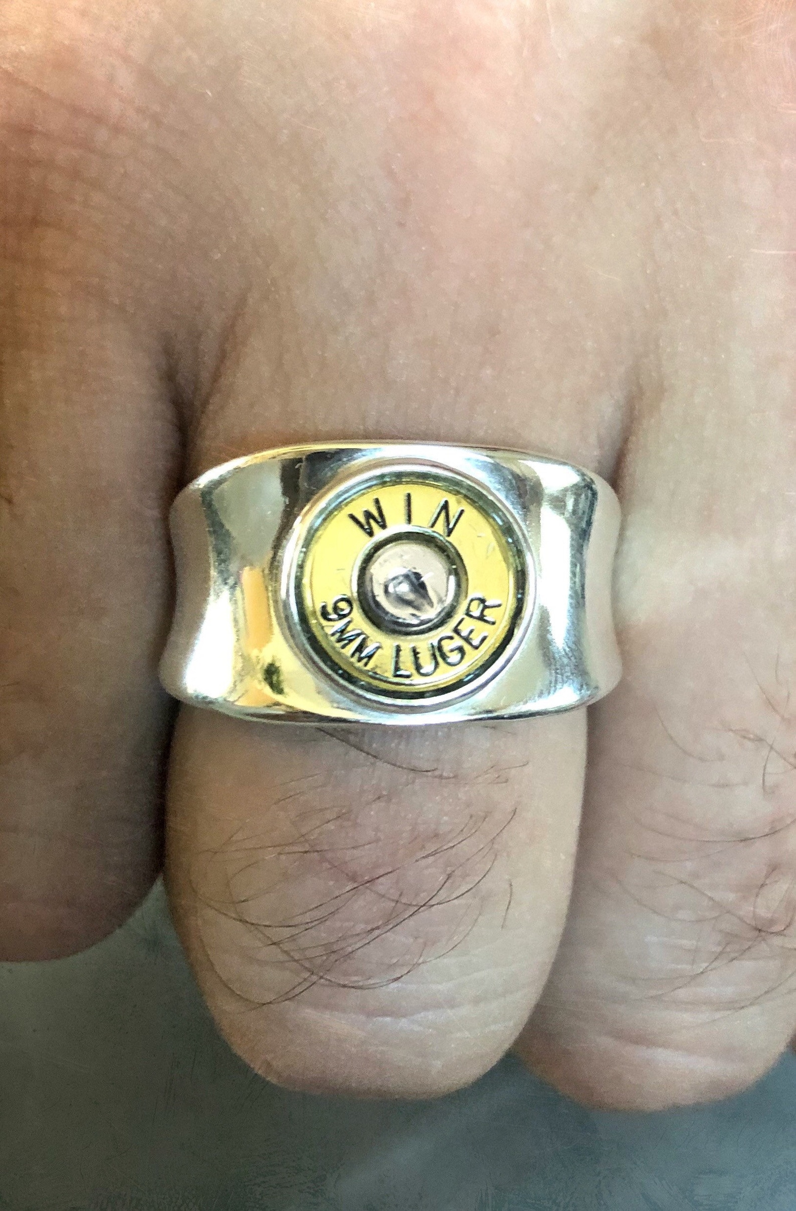 Sterling Silver Ring Sterling Silver Jewelry Bullet Ring - Etsy