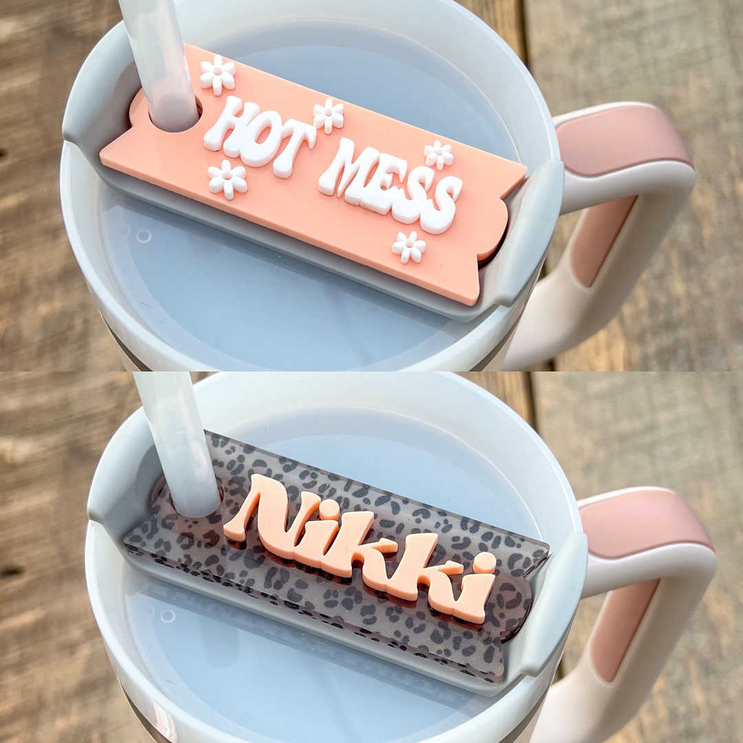 Stanley Tumbler | Acrylic Topper | Custom Stanley Topper | Name Plate ...