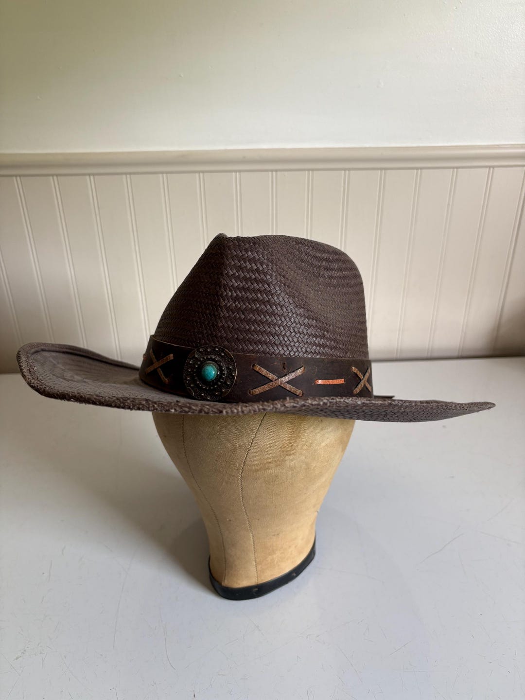 Scala Hat Wide Brim - Vintage Slouch Gaucho Mexican Hand Made Hat ...