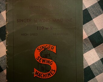 Singer Sewing Machine 9940 Instruction Manual - Etsy