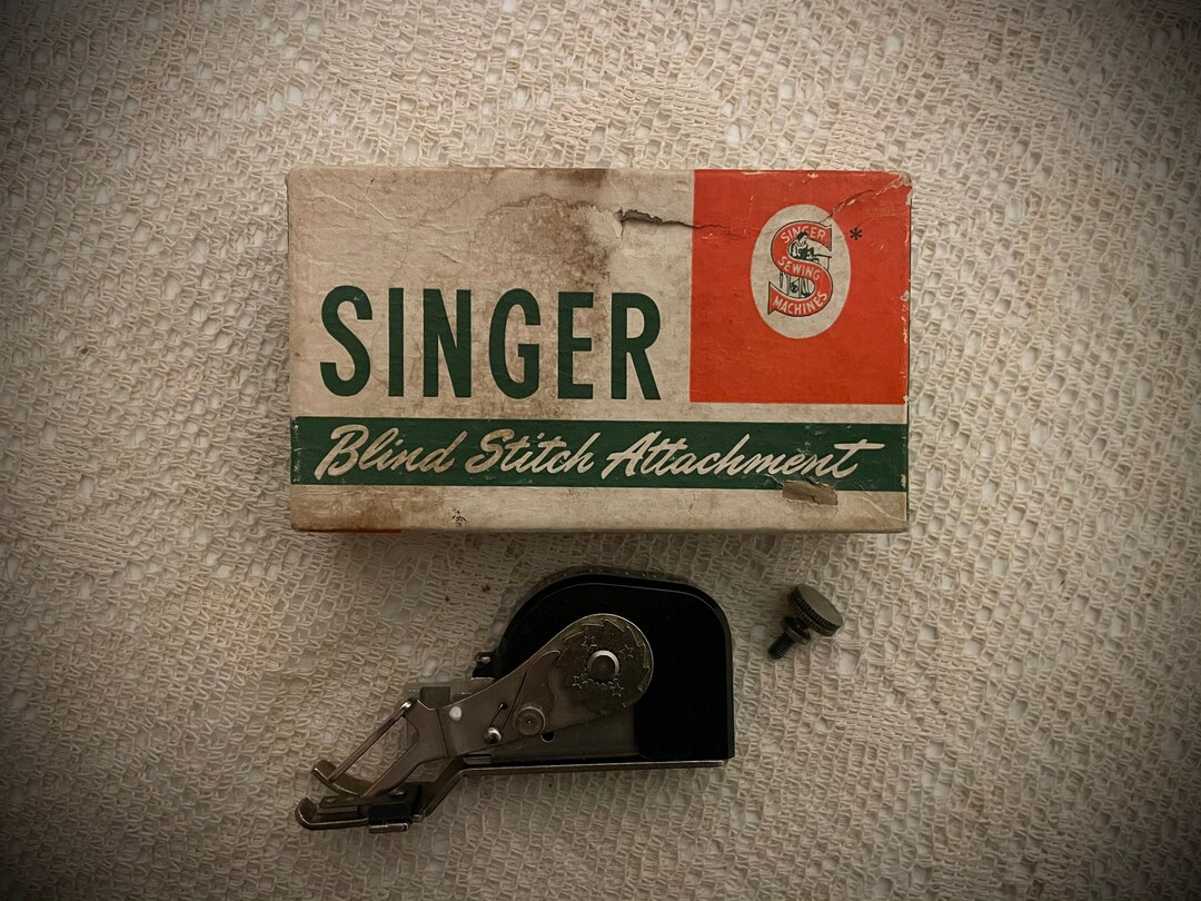 Singer Blind Stitch Hemmer Attachment 1940s Straight Shaft Attachment ...