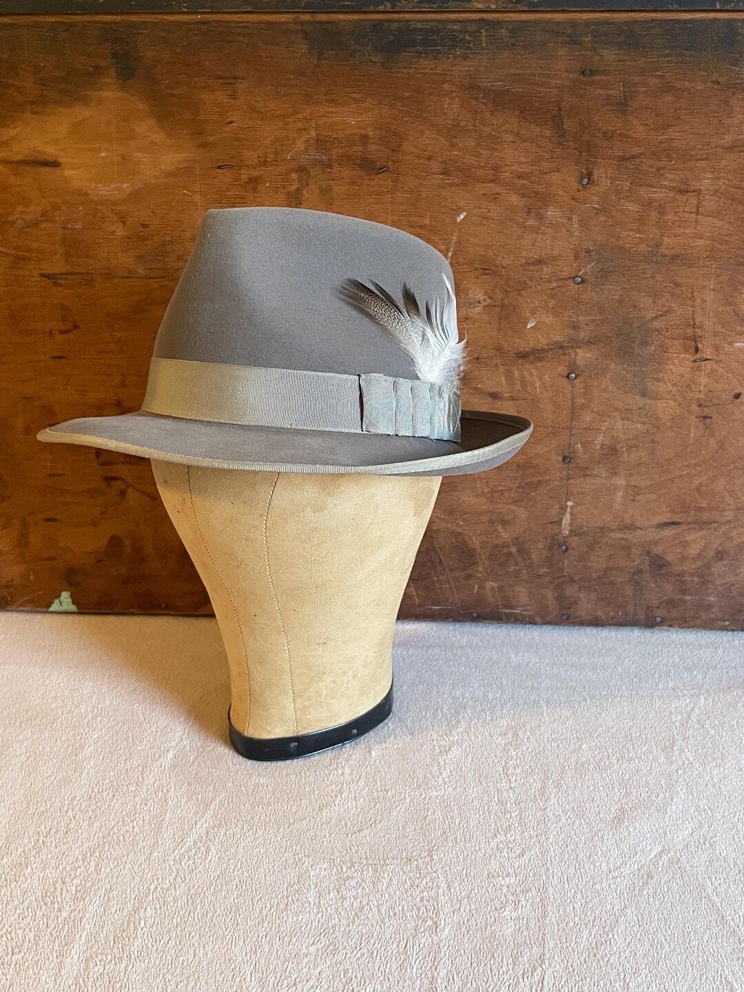 Adam Gray Hat 6 5/8 - Adam Fifth Ave Classic Gray Wool Felt Fedora ...