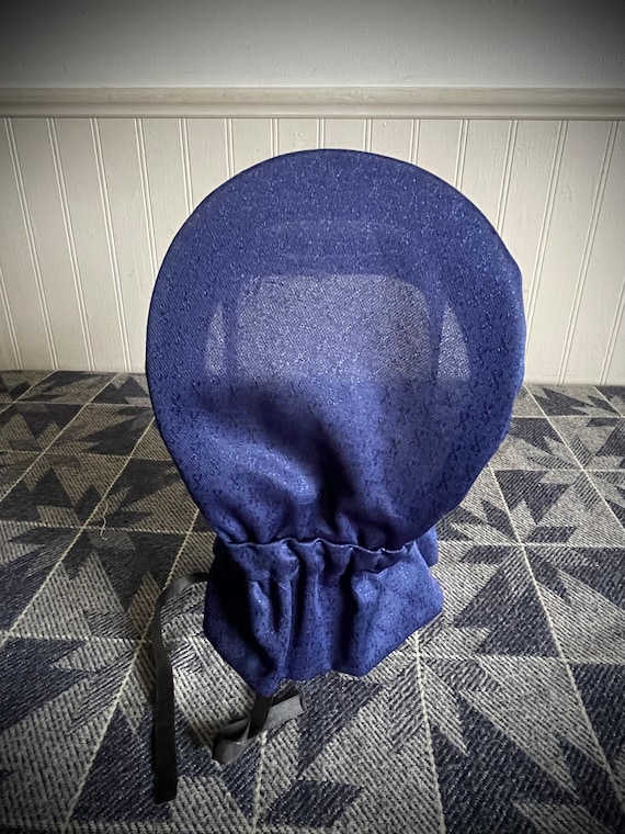 Blue Amish Bonnet Girl's Mennonite Hat - Hand Made Re… - Gem