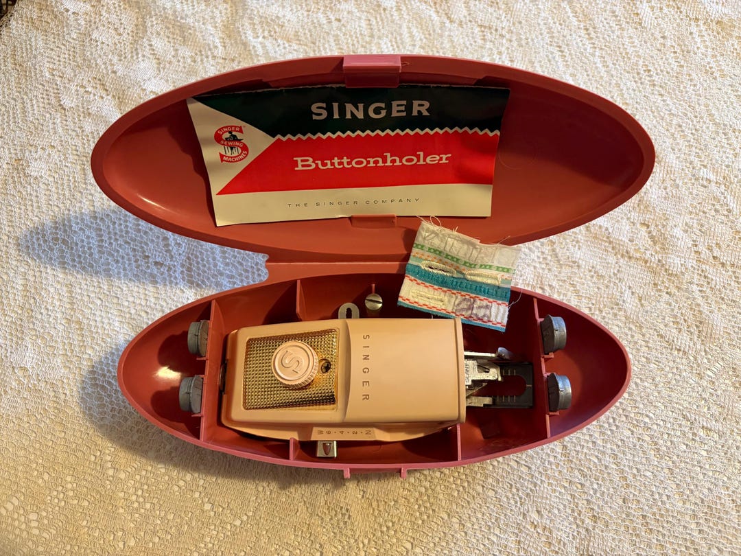 Singer Button Hole Attachment 489500 Singer Slanted Shaft Sewing ...