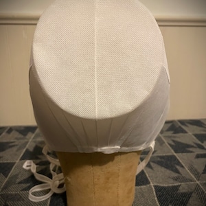 White Amish Prayer Cap 15 Womens White Religious Head Covering Indiana ...