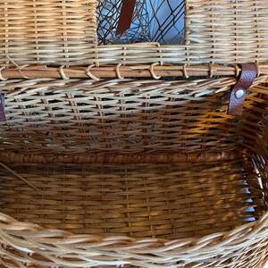 Wicker Fishing Creel Salmon Trout Creel Fishermans Decor Fly Fishing ...