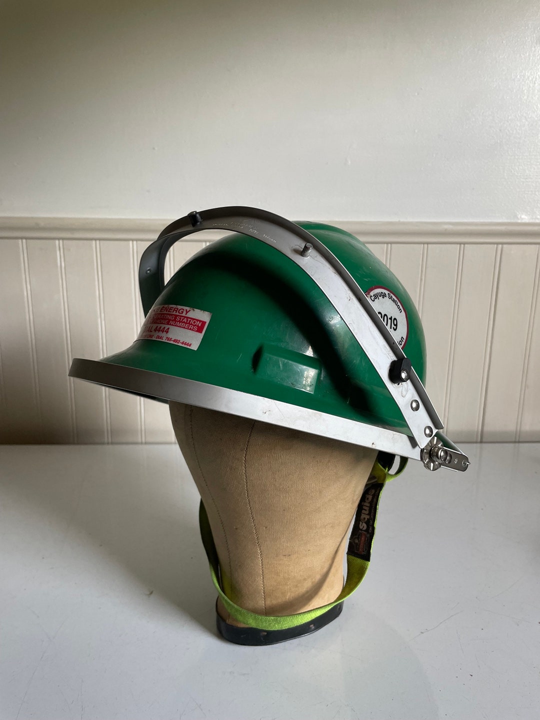 Green Safety Helmet Generating Station - Green Safety Hard Hat ...