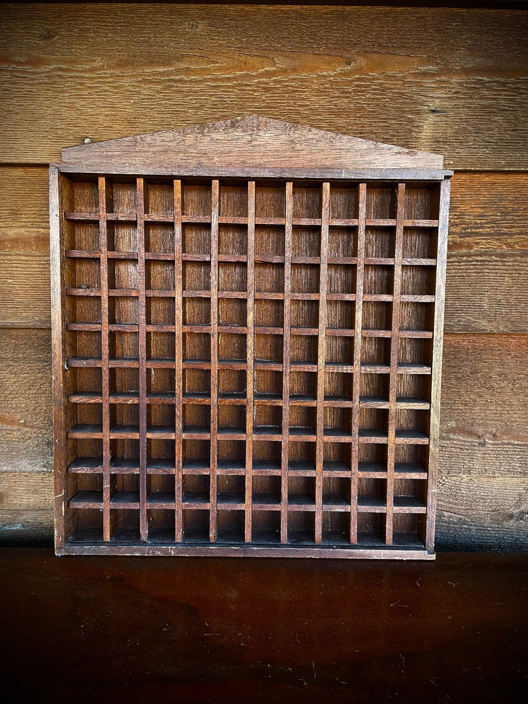 Letter Drawer Display Typeset Blocks Small Tray Divided Shadow Box ...