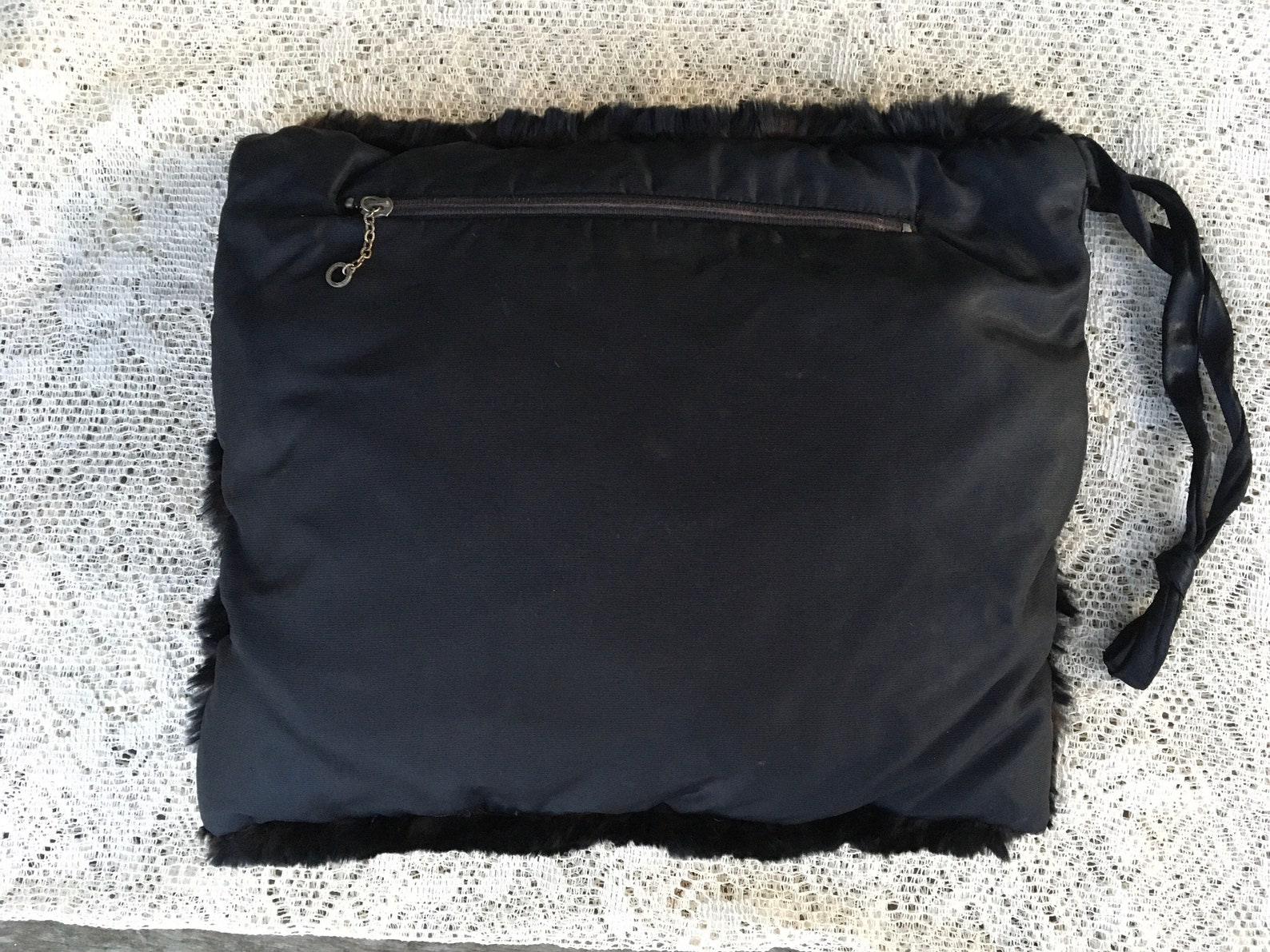 Mink Fur Muff Black Mink Hand Wrap Vintage Victorian Mink Muff | Etsy