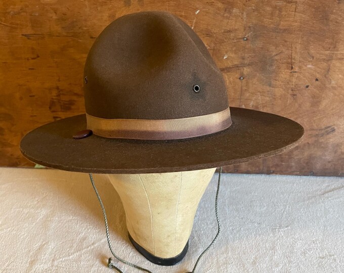 Boy Scout Hat Stratton Campaign Drill Sergeant Ranger Mountie Patrol ...