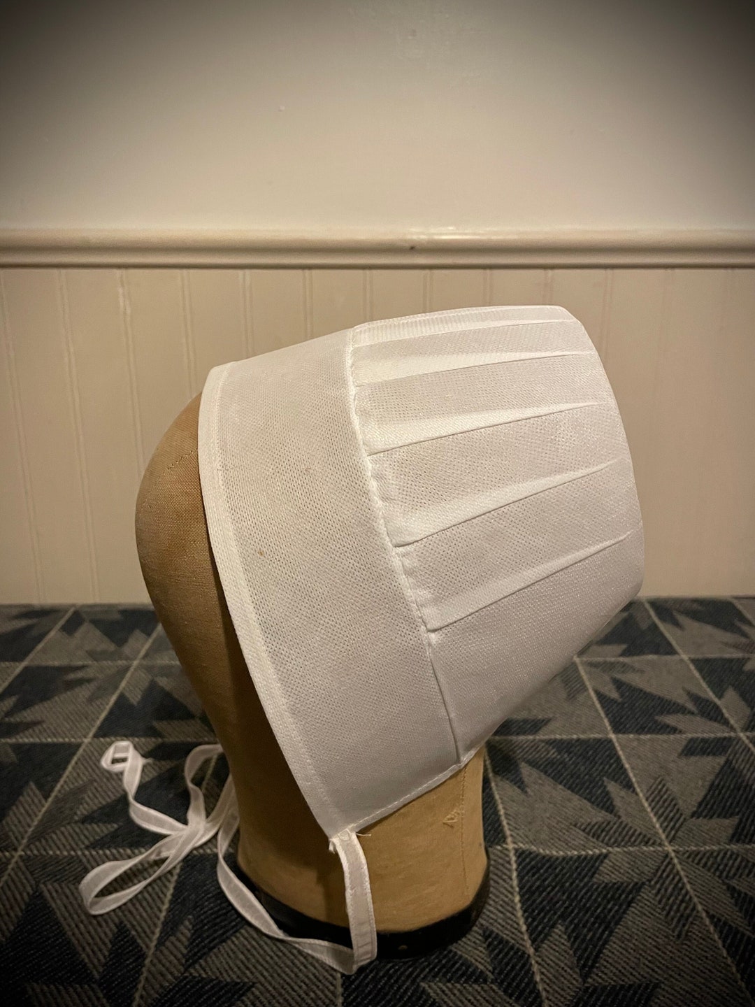 Amish Prayer Cap 17 Womens Religious White Head Covering Indiana Amish ...