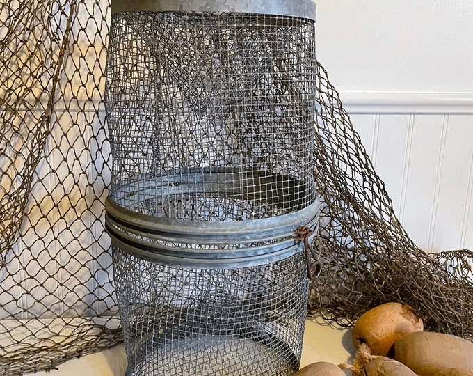 Wire Minnow Trap - Fishing Bait Equipment - Vintage Fishermans ...