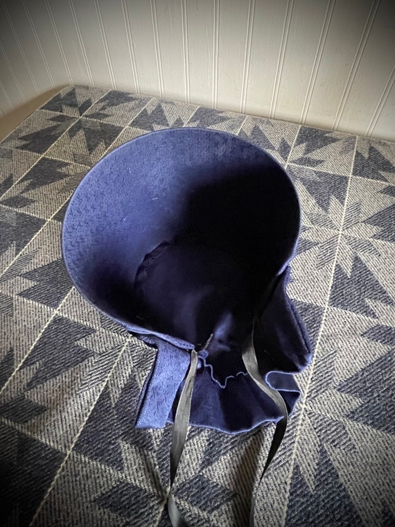 Blue Amish Bonnet Girl's Mennonite Hat - Hand Made Re… - Gem