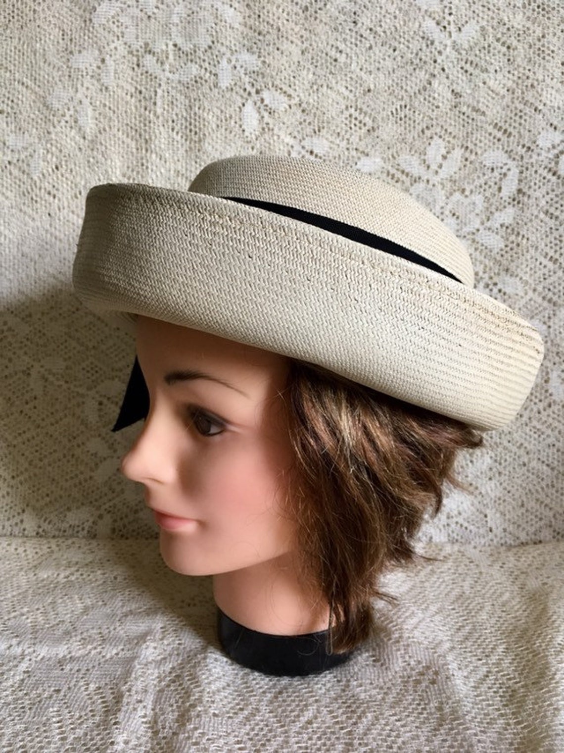 Vintage Toquilla Hat Anne of Green Gables Hat Girls Small | Etsy