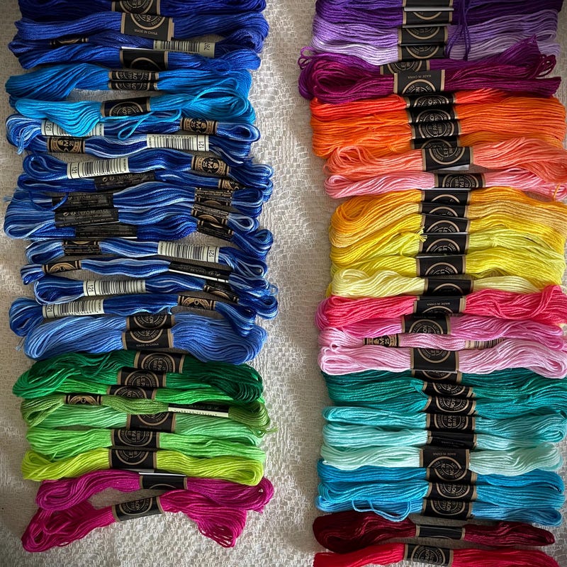 Dmc Variegated Floss - Etsy