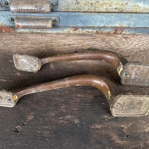 Brass Door Handle Tarnished Metal Traditional Door Hardware - Etsy