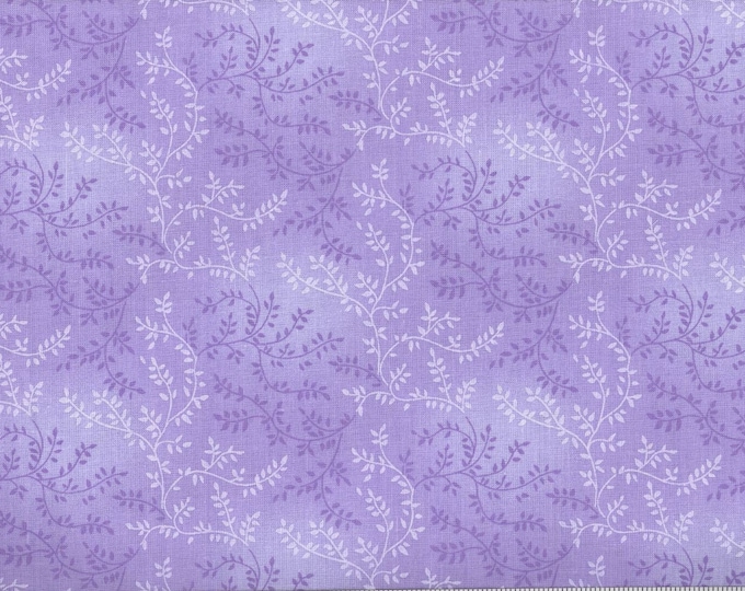 Light Purple Fabric by the Yard, Purple Floral Fabric, Purple Flower ...