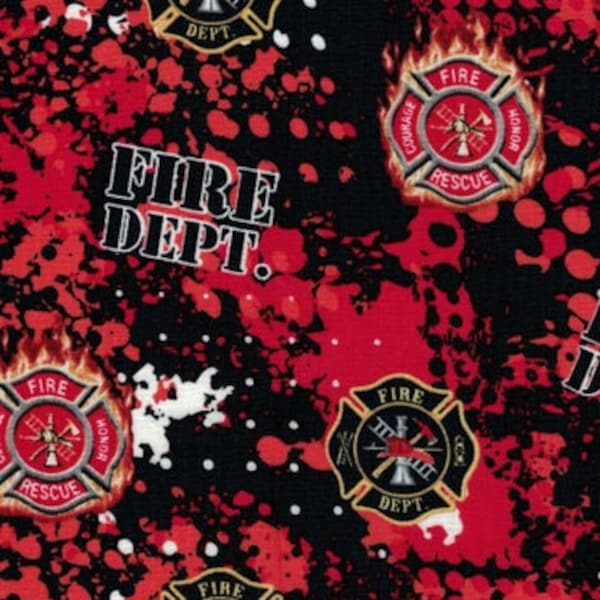 Fireman Fabric - Etsy