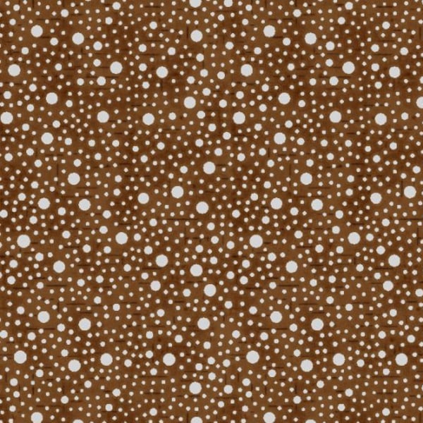 Brown Polka Dot Fabric - Etsy