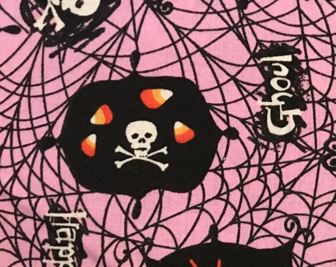 Halloween Fabric, Ghost Fabric, Spider Fabric, Spiderweb Fabric, Ghoul ...