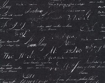 Script fabric | Etsy
