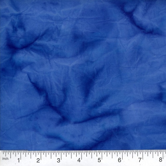Blue Tie Dye Print Fabric by the Yard Blue Fabric 22252 - Etsy