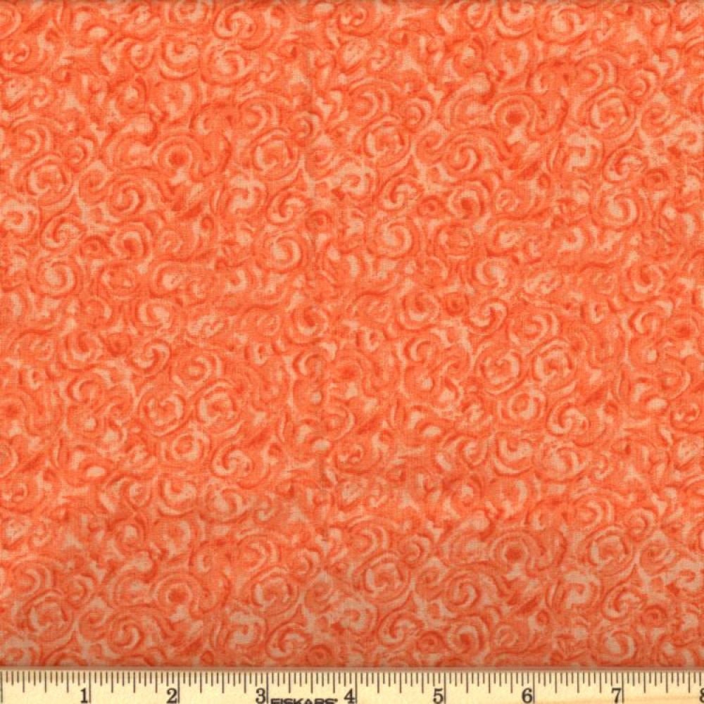 Orange Fabric by the Yard, Orange Cotton Fabric by the Yard, Orange ...