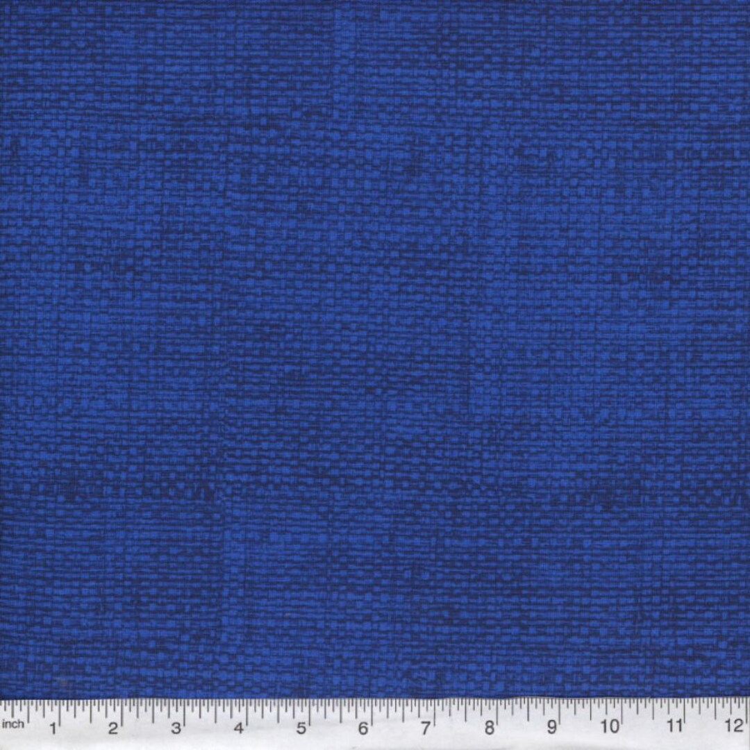 Royal Blue Burlap LOOK Fabric by the Yard, Royal Blue Burlap Cotton ...