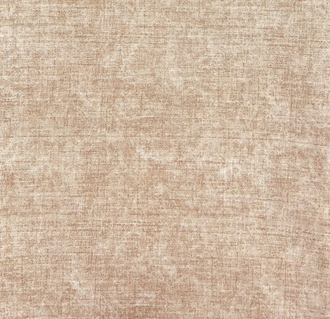 Tan Fabric by the Yard, Tan Cotton Fabric, Tan Crosshatch Fabric, Tan ...