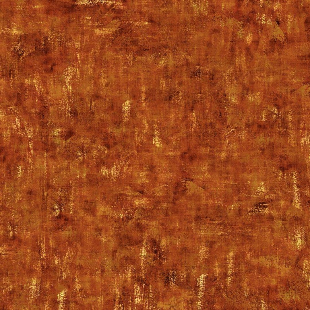 Copper and Gold Grunge Crosshatch Cotton Fabric by the Yard Swatches ...