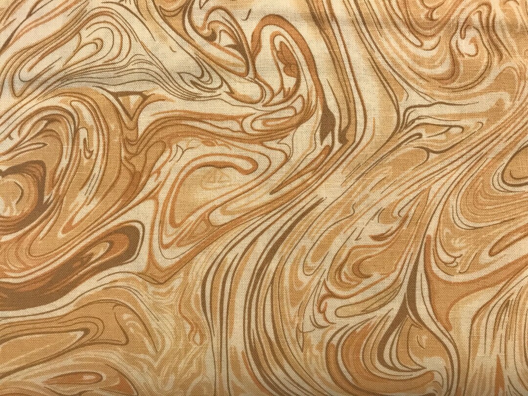 Tan Fabric by the Yard, Brown Fabric, Brown Swirl Fabric, Mocha Fabric ...