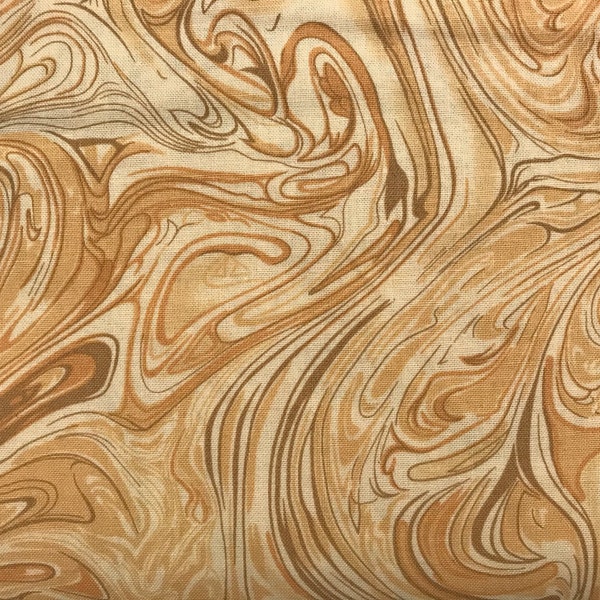 Tan Swirl Fabric - Etsy